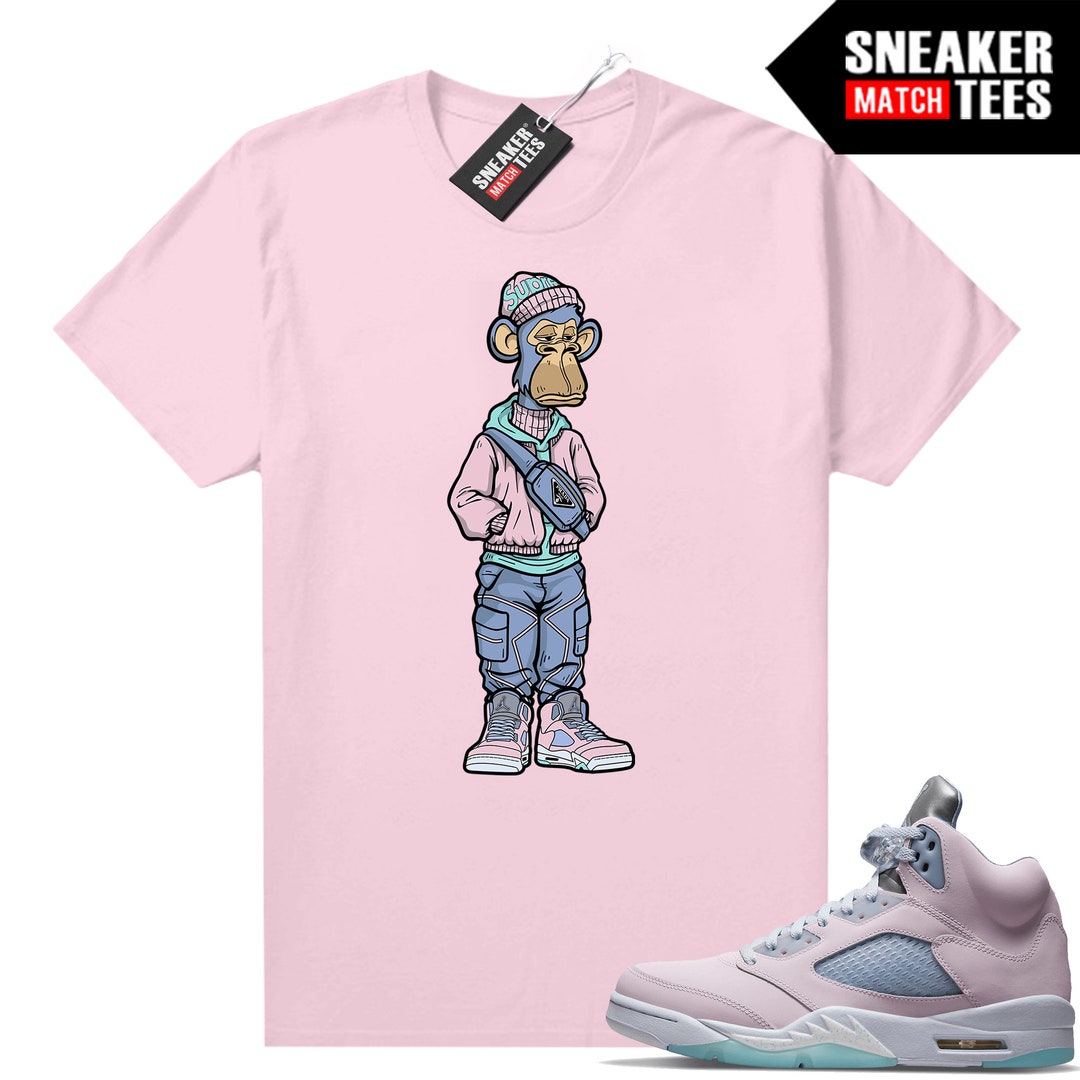 Easter 5s to Match Sneaker Match Tees Pink bored Ape Sneakerhead - Etsy