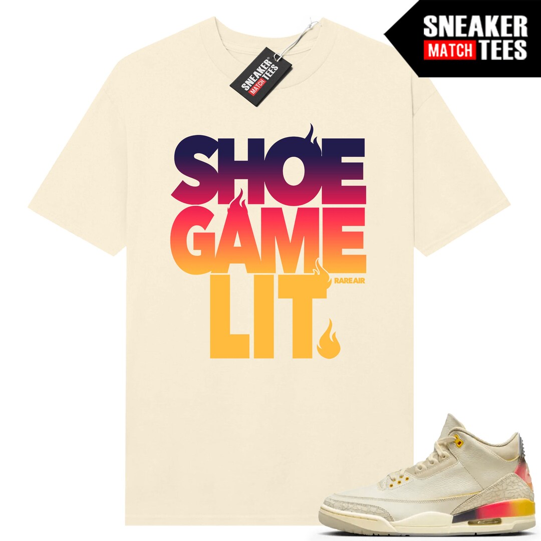 J Balvin 3s to Match Sneaker Match Tees Sail shoe Game Lit - Etsy
