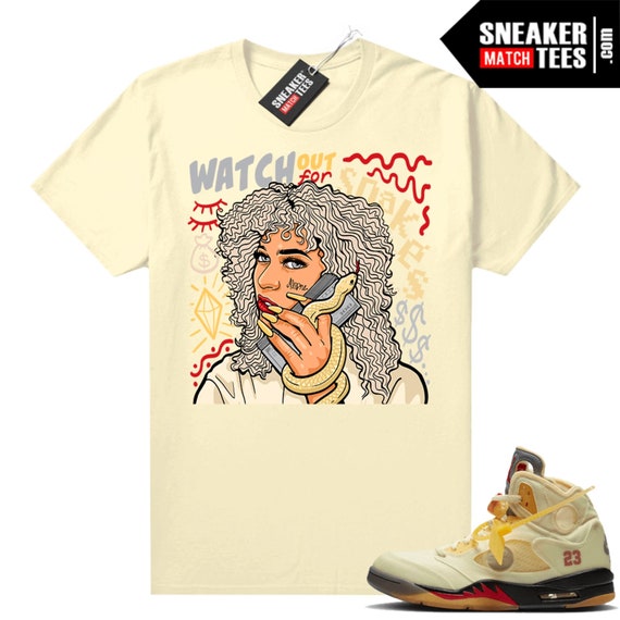 OFF White 5s Sail Shirts to Match Sneaker Match Tees Sail - Etsy