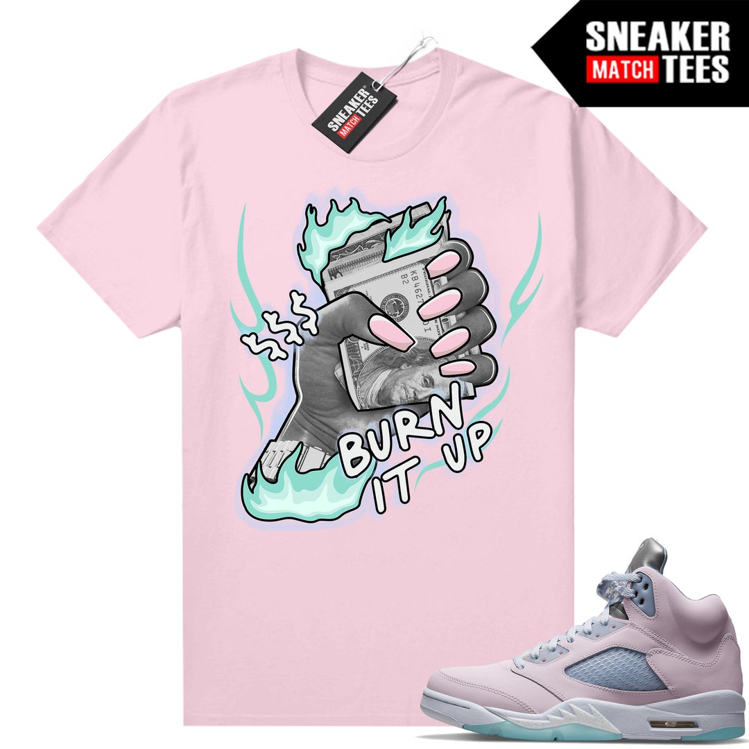 Easter 5s to Match Sneaker Match Tees Pink money to Burn - Etsy