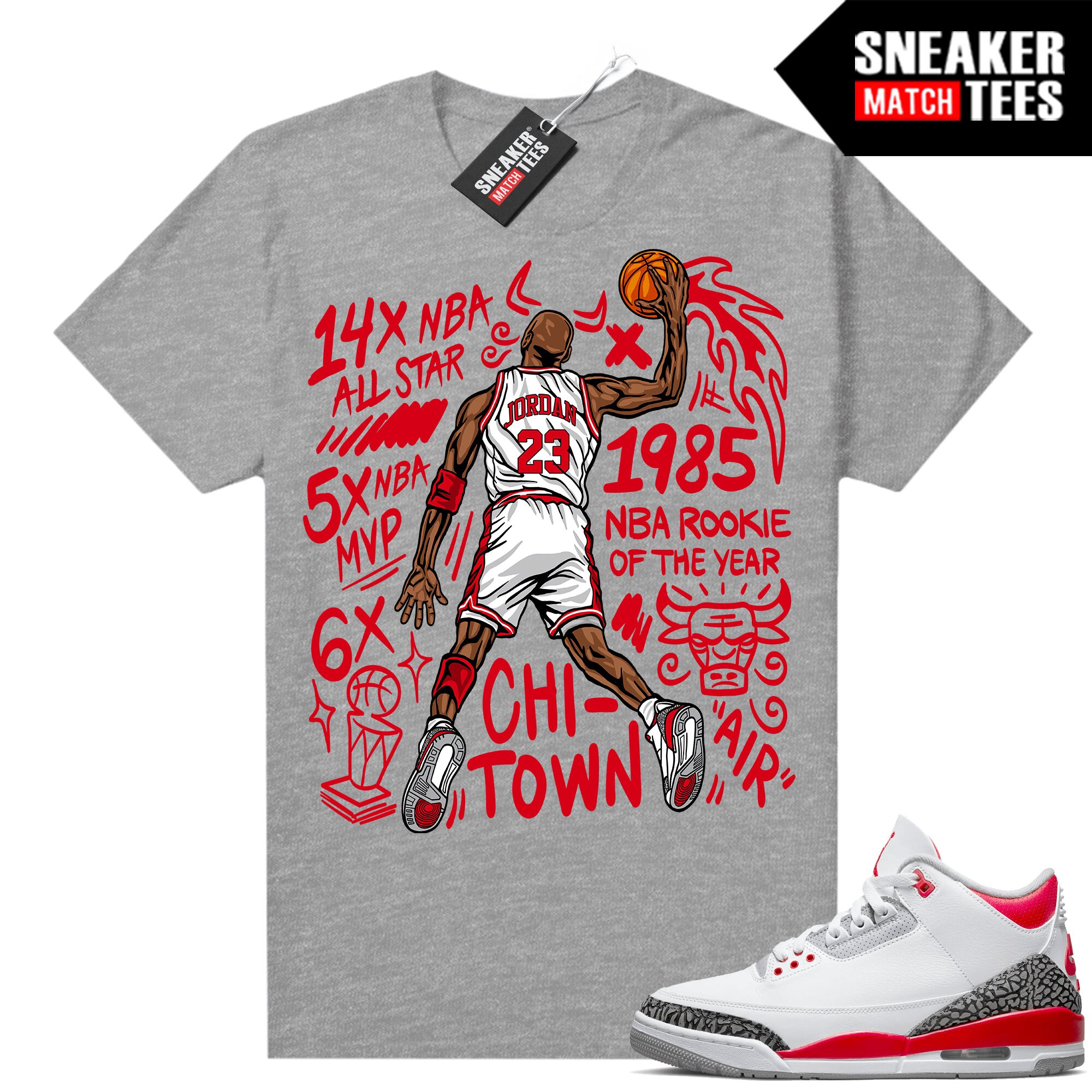 Fire Red 3s