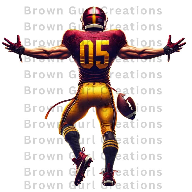 Commanders-inspired Digital Image - Etsy