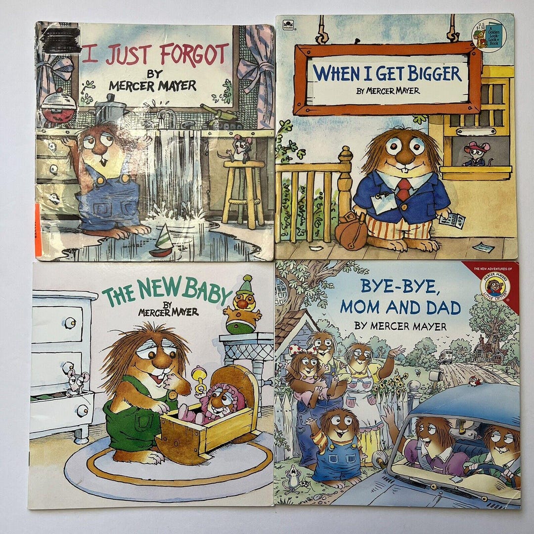 Little Critters Set of 4 Paperback Childrens Books by Mercer Mayer - Etsy