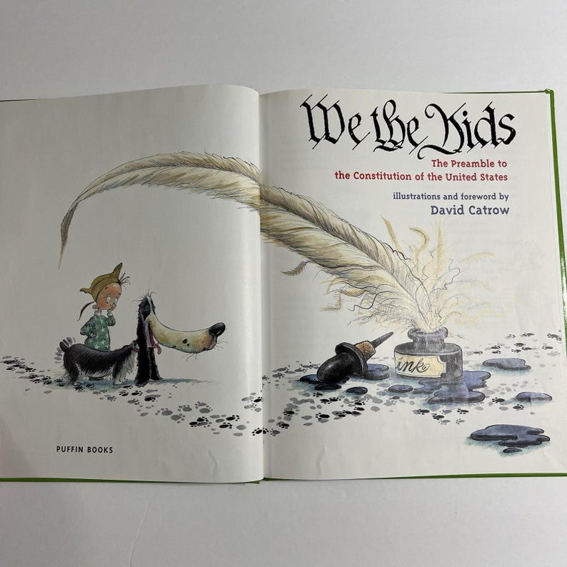 We the Kids the Preamble to the Constitution of the United States David ...