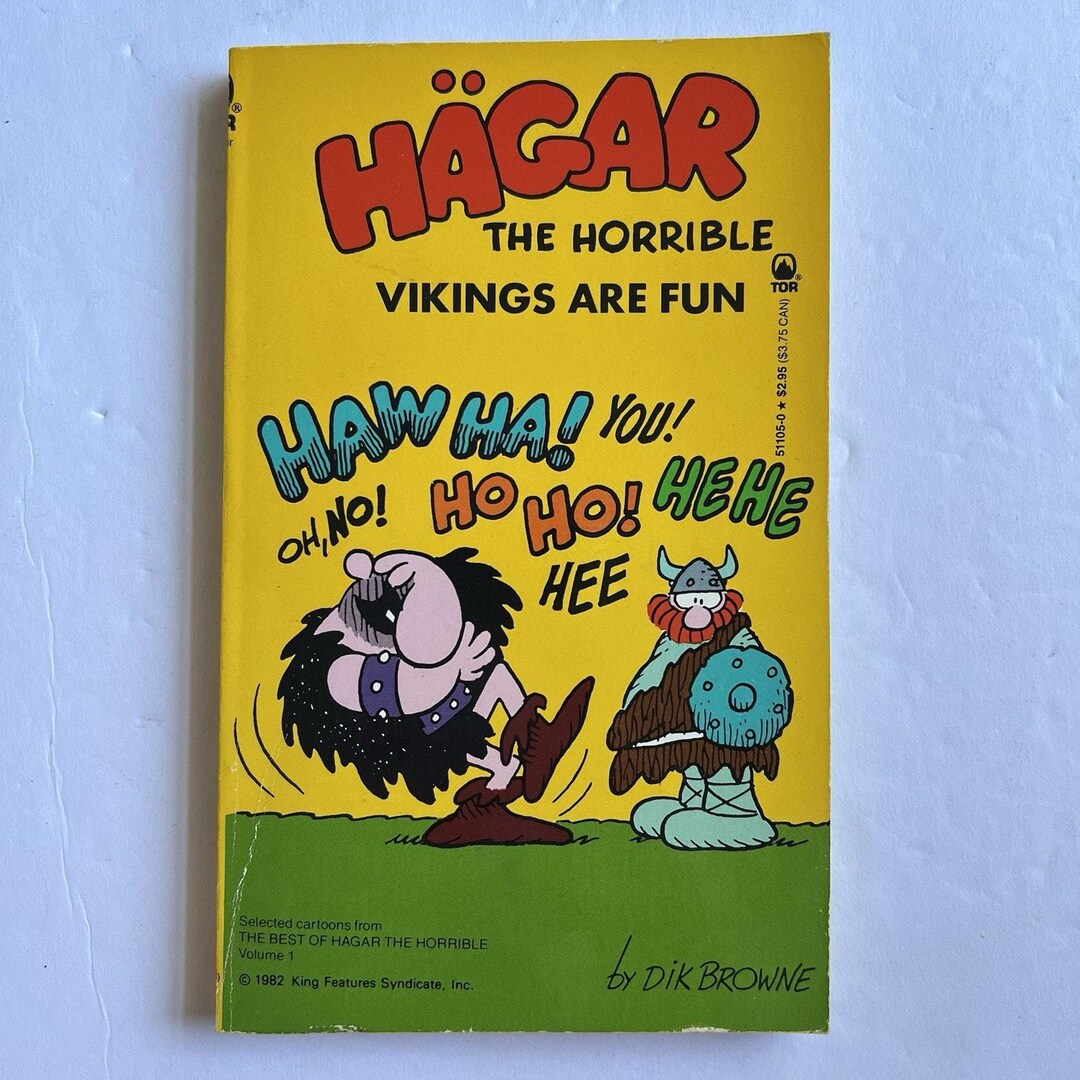 Vintage Hagar the Horrible Vikings Are Fun Dik Browne 1982 Paperback ...