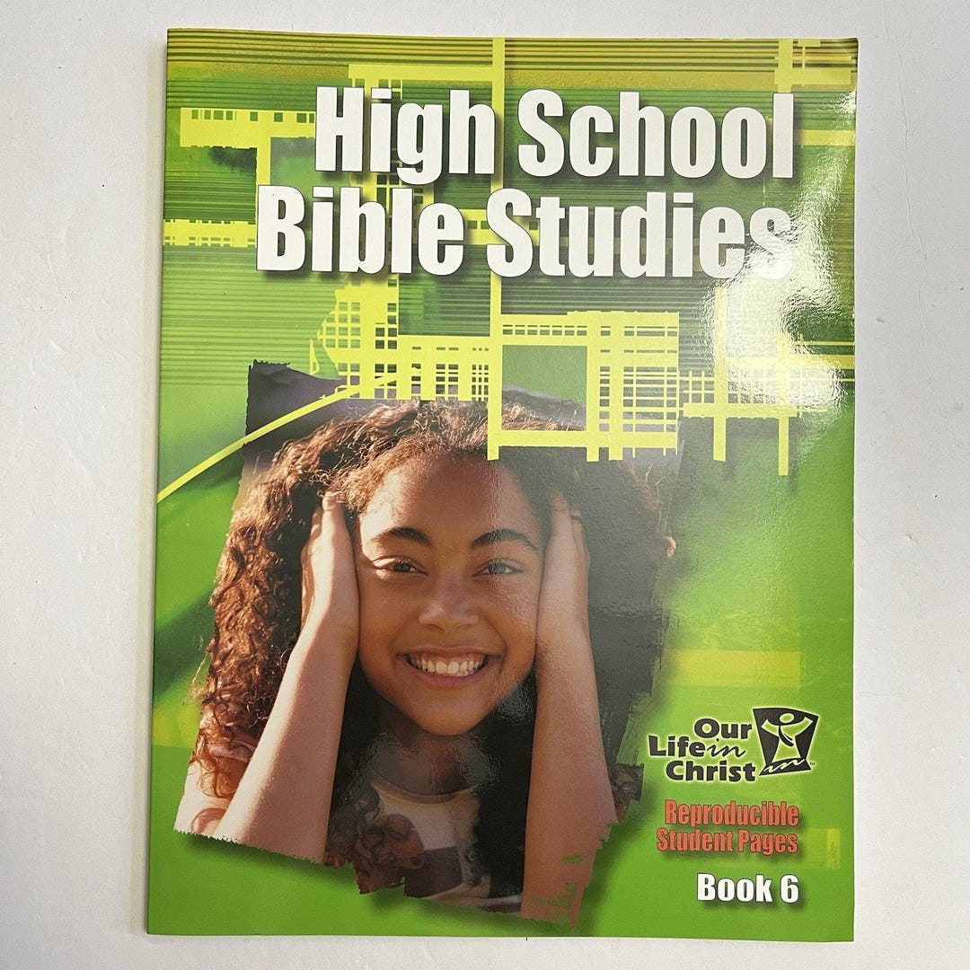 High School Bible Studies Our Life in Christ Book 6 Curriculum ...