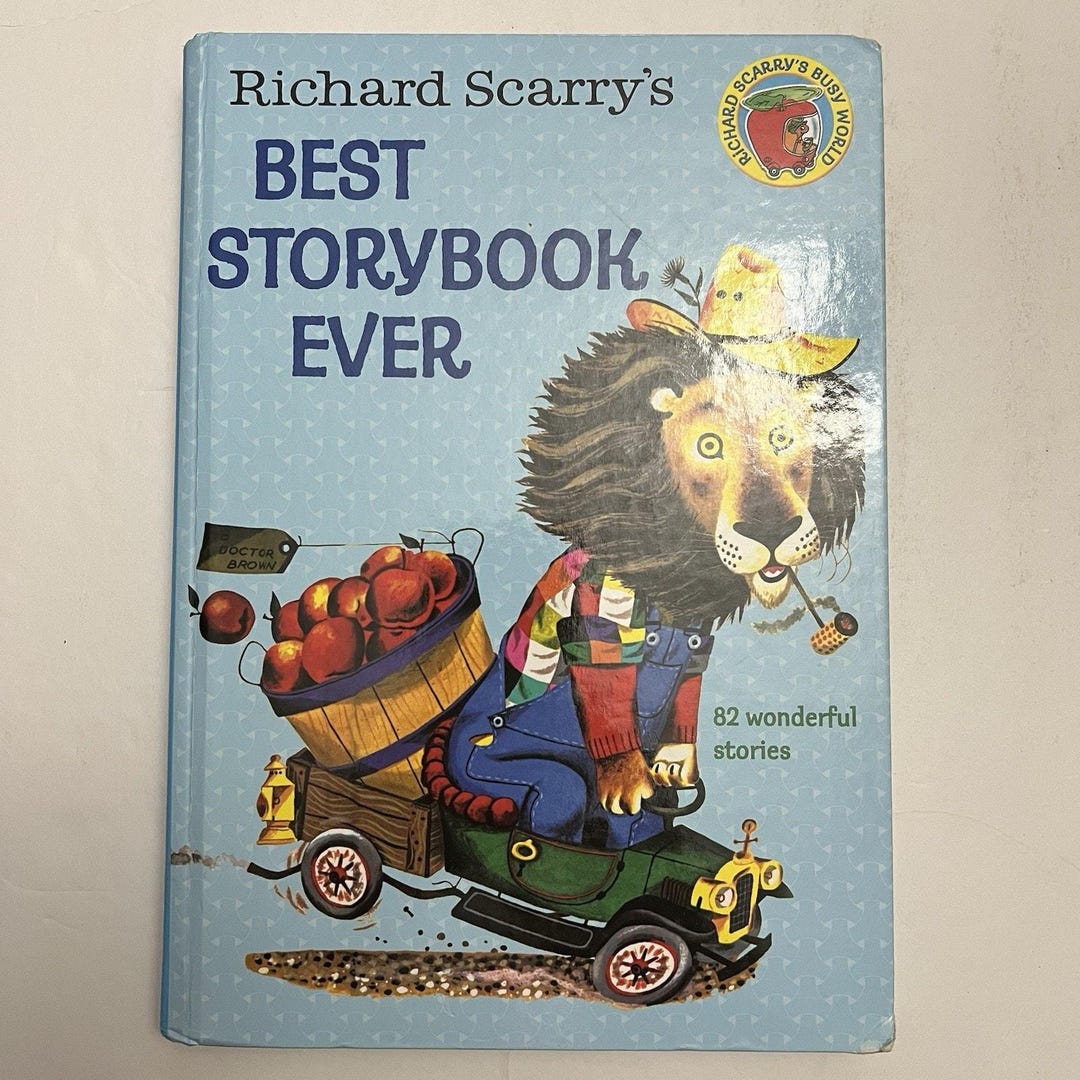 Richard Scarrys Best Storybook Ever Hardcover by Richard Scarry Vintage ...