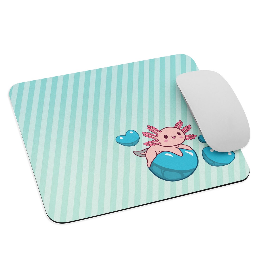 Cute Axolotl Mouse Pad/stationary Office Computer Decoration - Etsy
