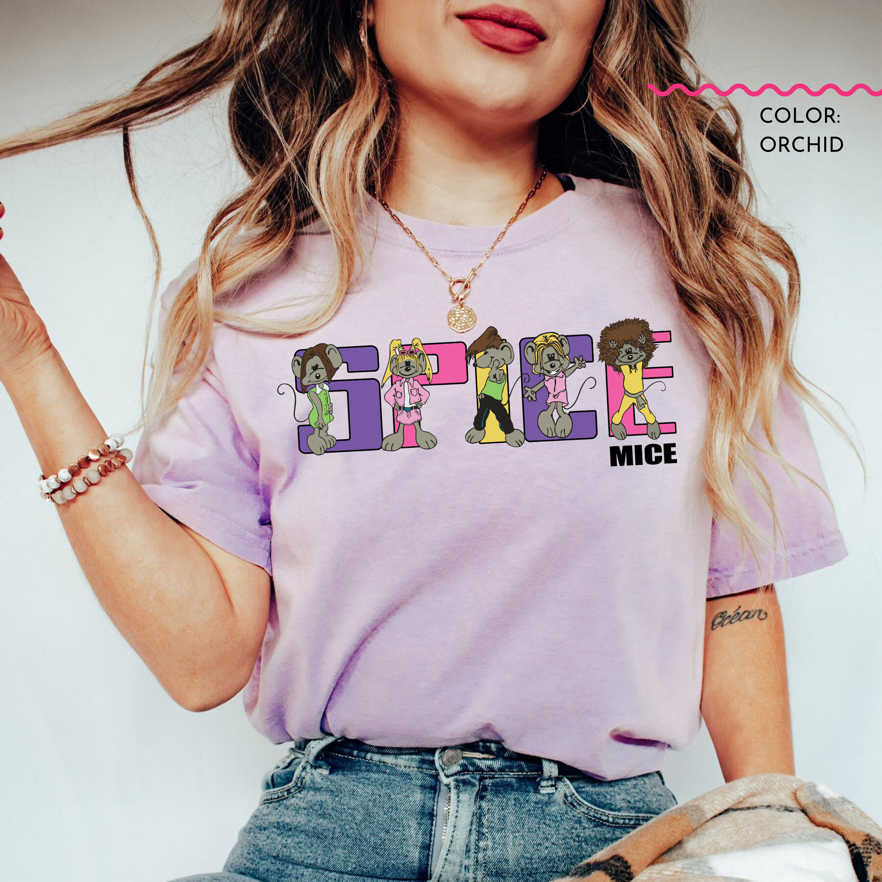 Spice Mice Cotton Graphic Tee Northern Reflections Getaway Vintage 90s 00s Retro Kidcore ...