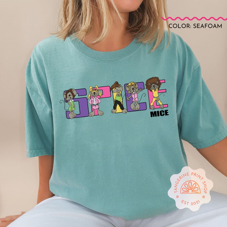 Spice Mice Cotton Graphic Tee Northern Reflections Getaway Vintage 90s ...