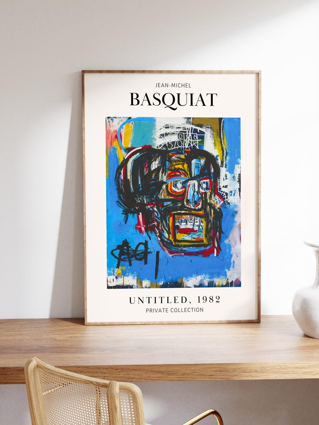 Jean Michel Basquiat Print Untitled 1982 Graffiti Oversized Wall Art ...