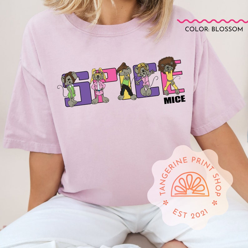 Spice Mice Cotton Graphic Tee Northern Reflections Getaway Vintage 90s ...