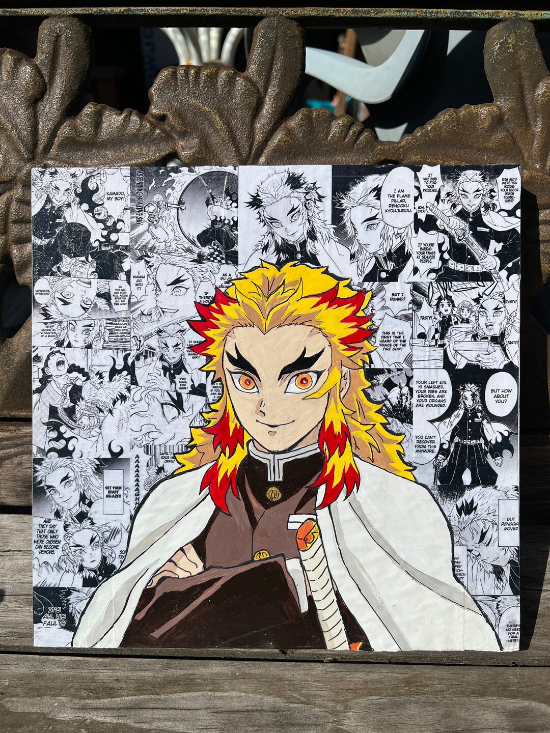 Rengoku Painting Collage - Etsy