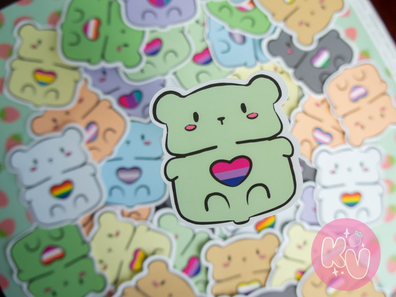 Osos del Orgullo LGBTQ Oso Kawaii 9 Banderas Diferentes - Etsy México