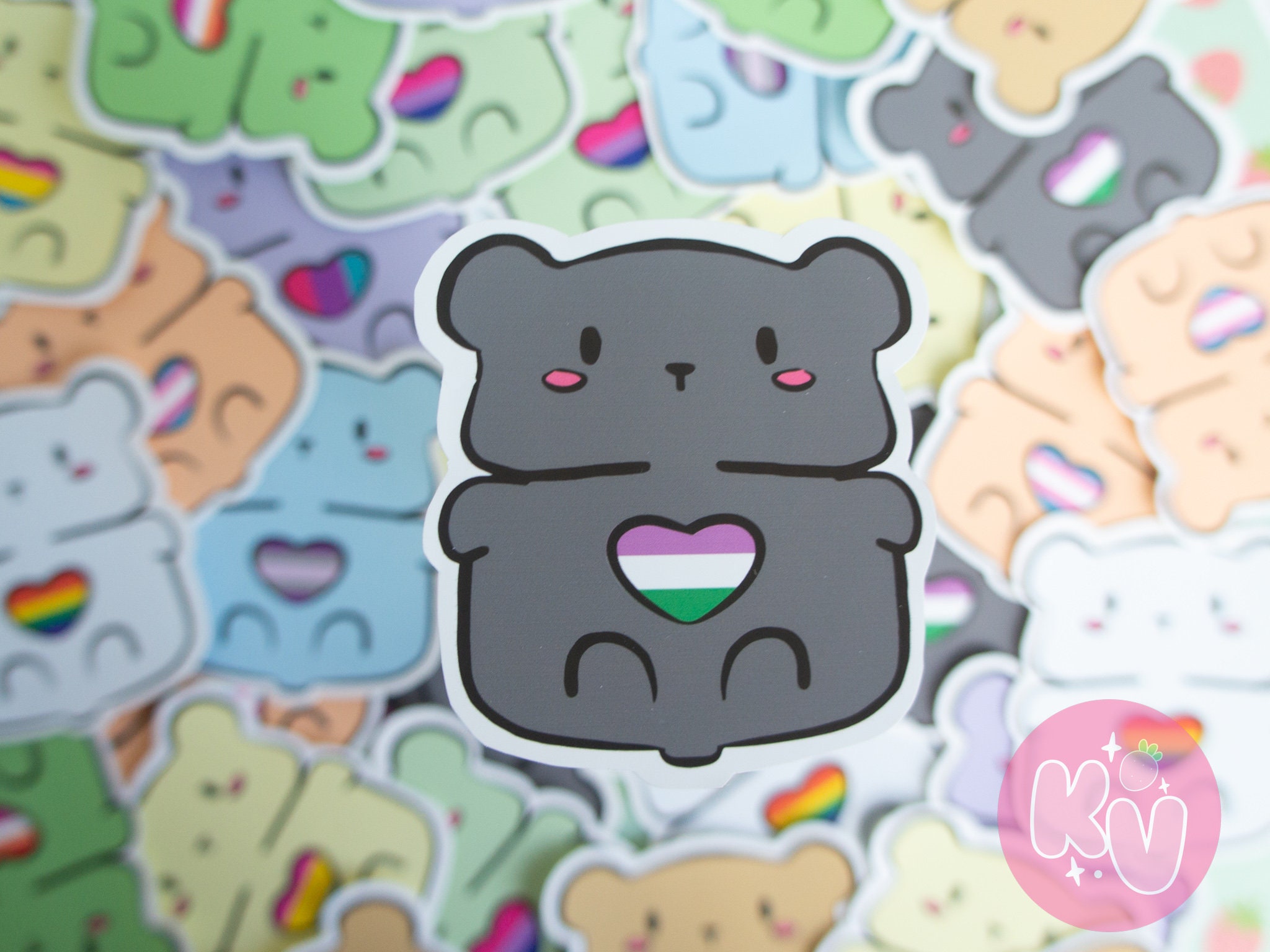 Osos del Orgullo LGBTQ Oso Kawaii 9 Banderas Diferentes - Etsy México