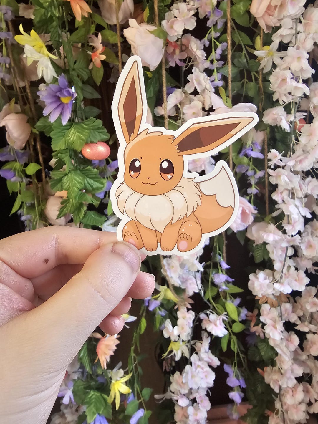 Eevee Vinyl Sticker - Water Resistant Decal - Etsy