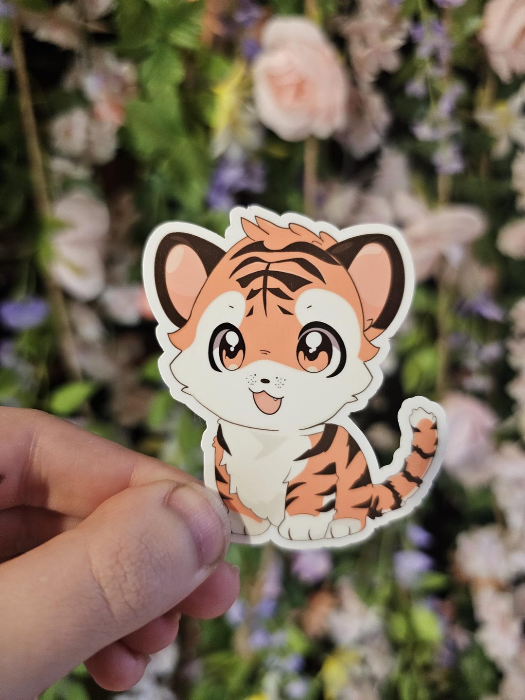 Derpy Tiger Sticker - Etsy