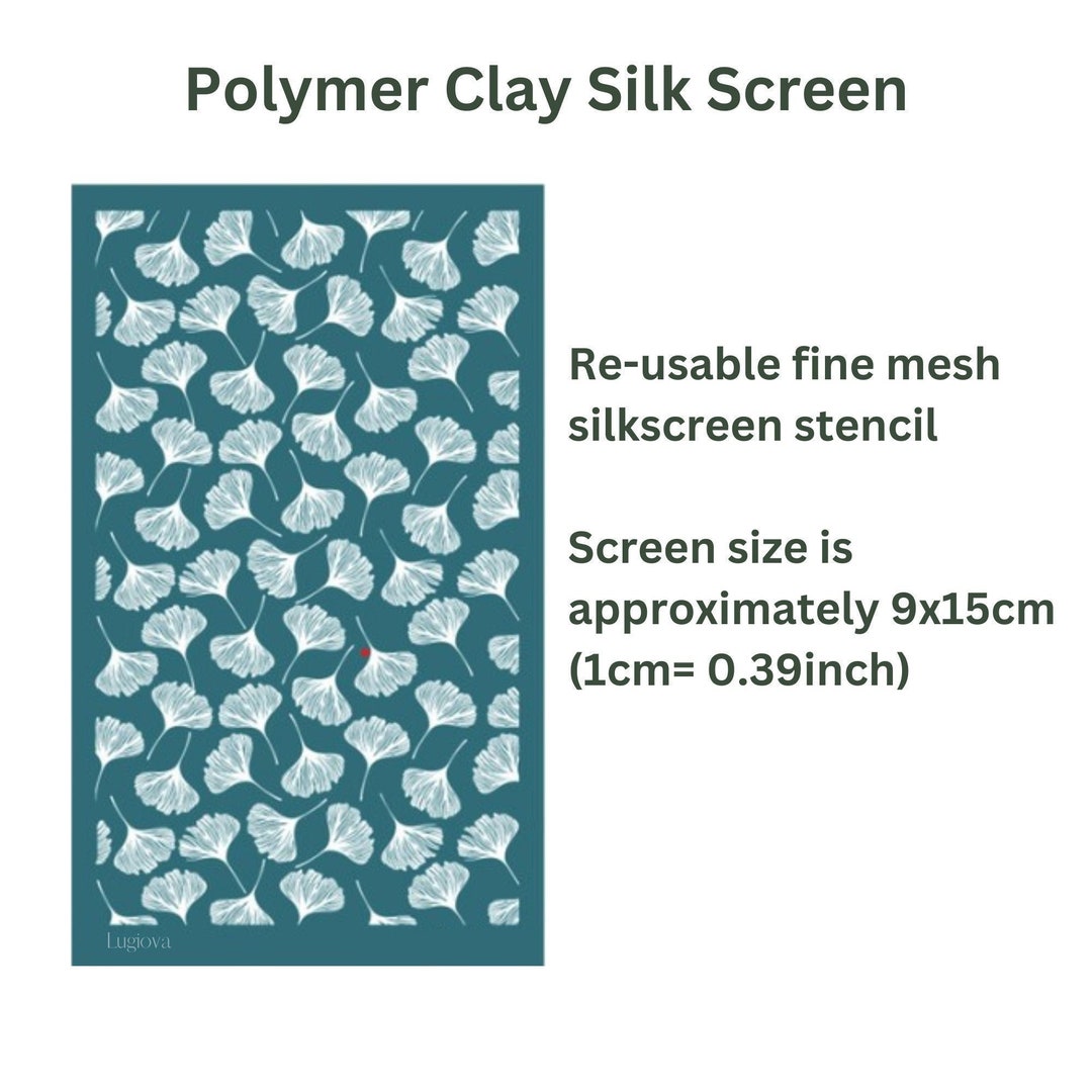 Silk Screens for Polymer Clay, Polymer Clay Silk Screen Texture Pattern ...