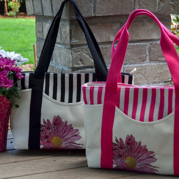 Zipper Tote Bag - Etsy