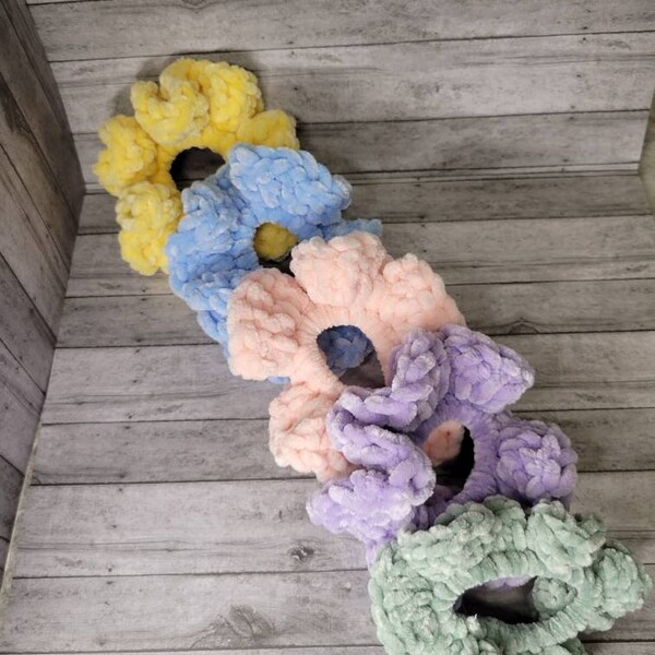 Crochet Scrunchies - Etsy