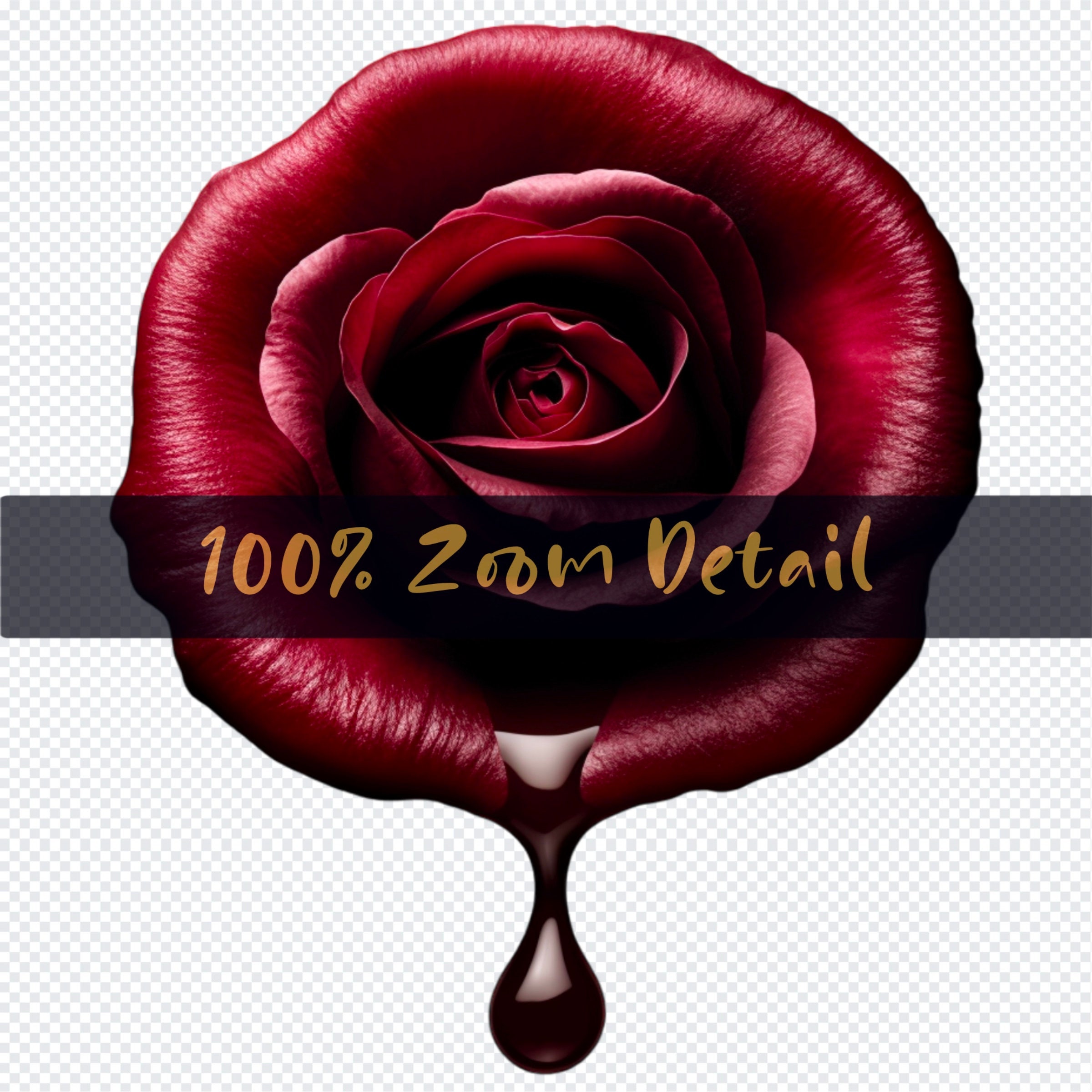 Red Roses Clipart PNG Digital Download Drip Roses Clip Art - Etsy