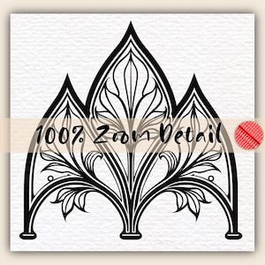 Procreate Gothic Windows Stamps Art Nouveau Church Windows Brushes ...