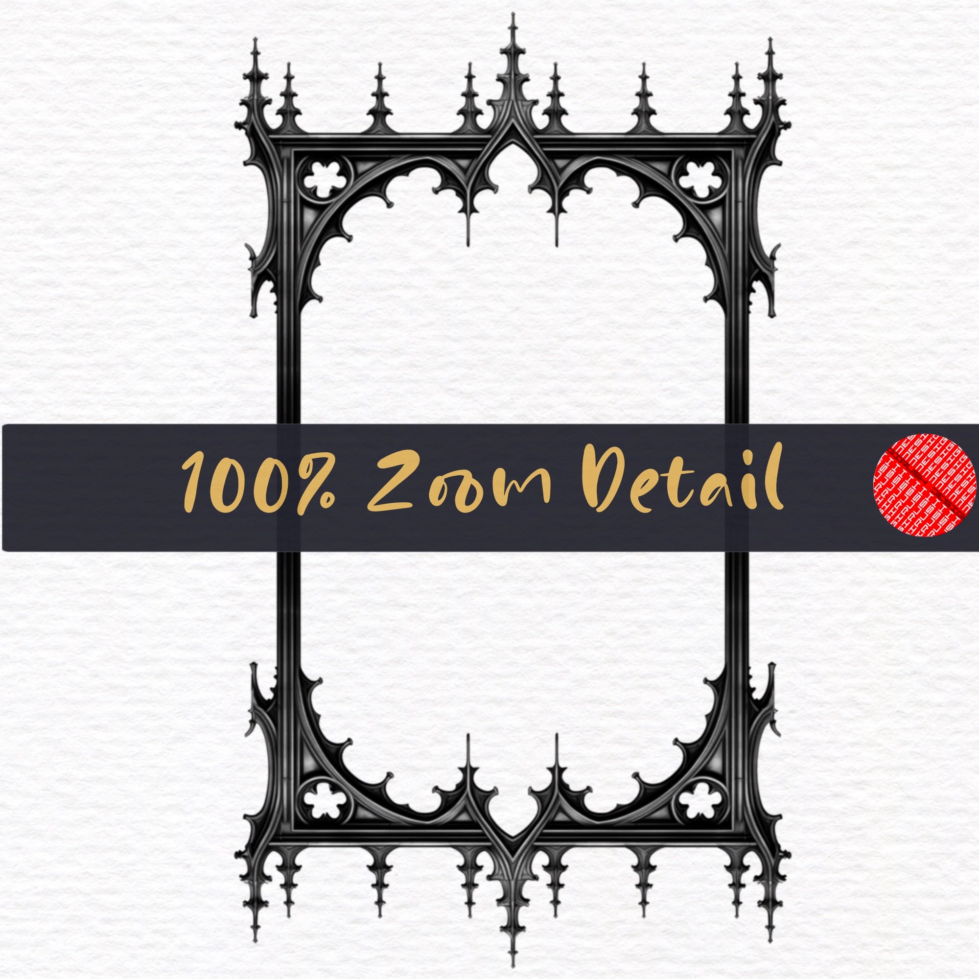 Procreate Gothic Border Frame Stamps Gothic Brushes for Procreate ...