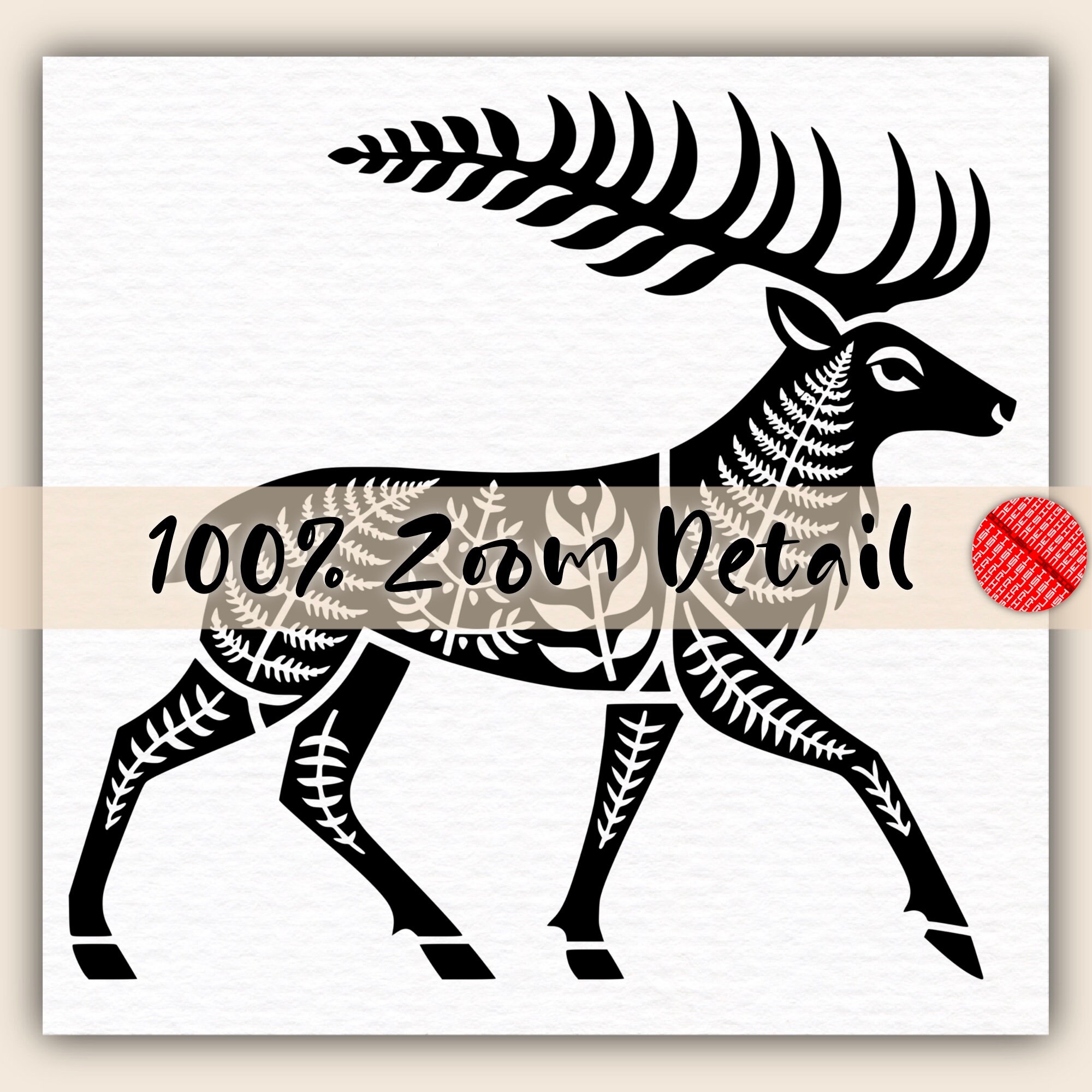 50 Scandinavian Folk Art SVG Bundle: Nordic Floral & Animal Designs ...