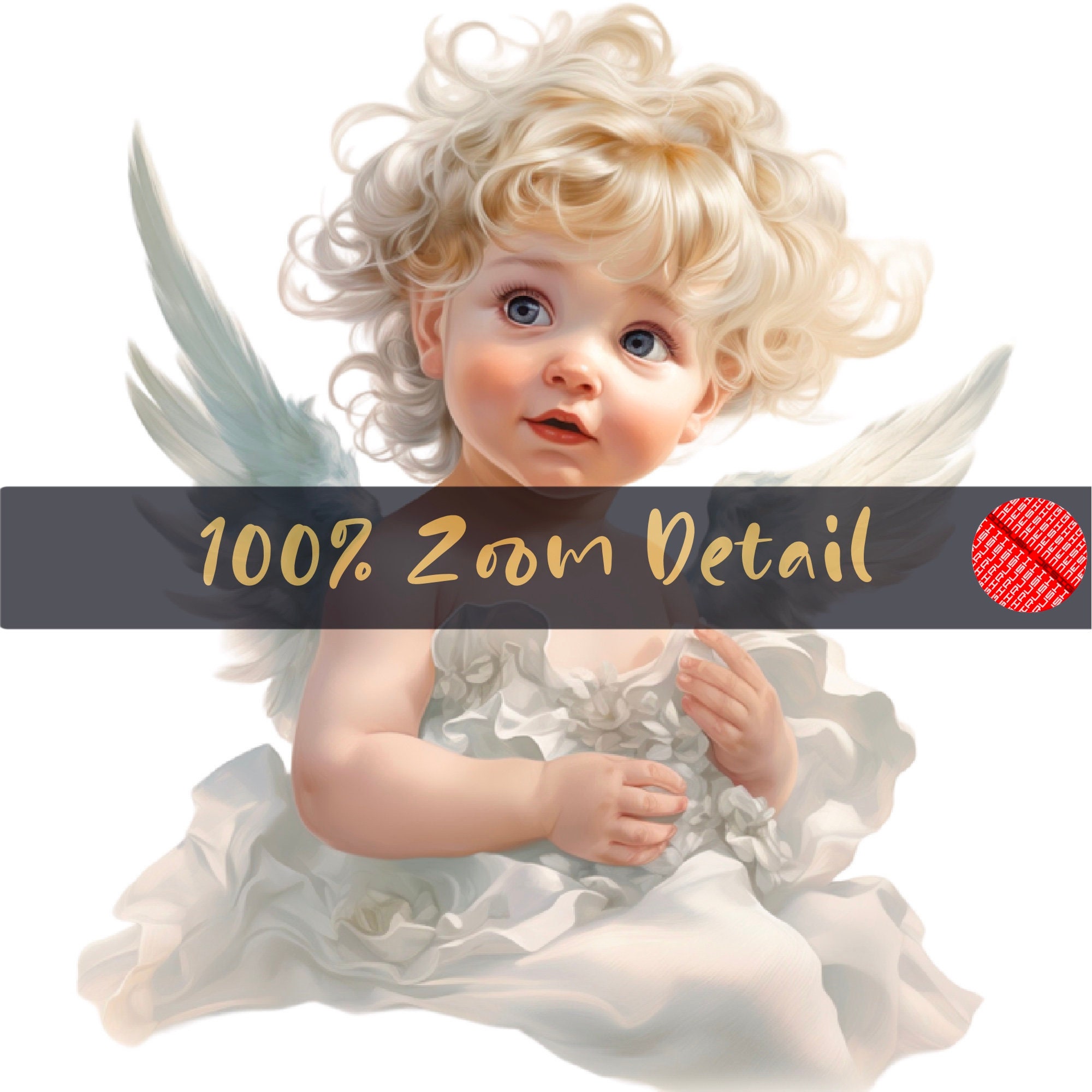 Cherub Clipart Graphics Angel Digital Download Cute Cherub Commercial ...
