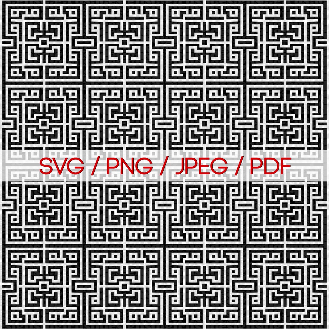 Greek Pattern SVG Greek Key Seamless Meander Pattern Geometric ...