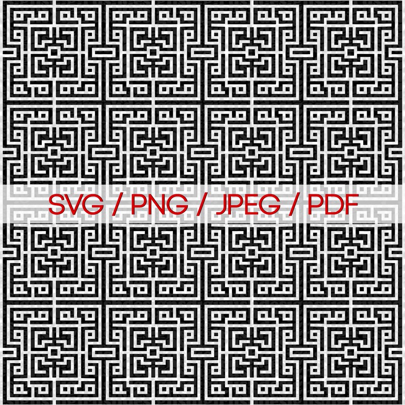 Greek Pattern SVG Greek Key Seamless Meander Pattern Geometric ...