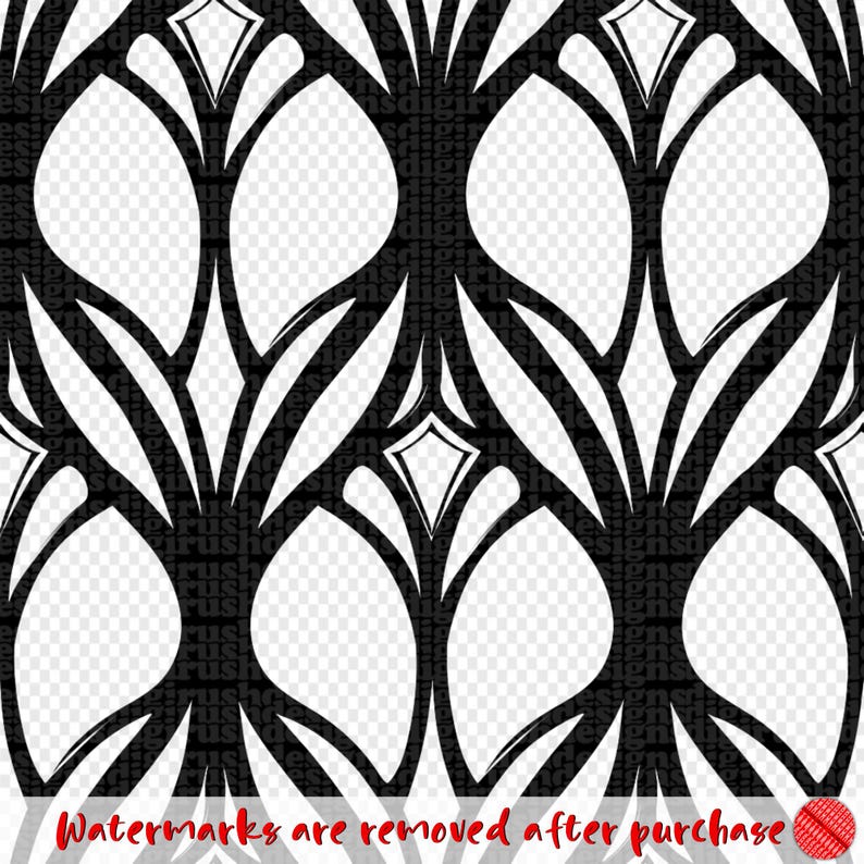 Gothic Pattern SVG Seamless Ornate Repeat Pattern Background Cricut Cut ...
