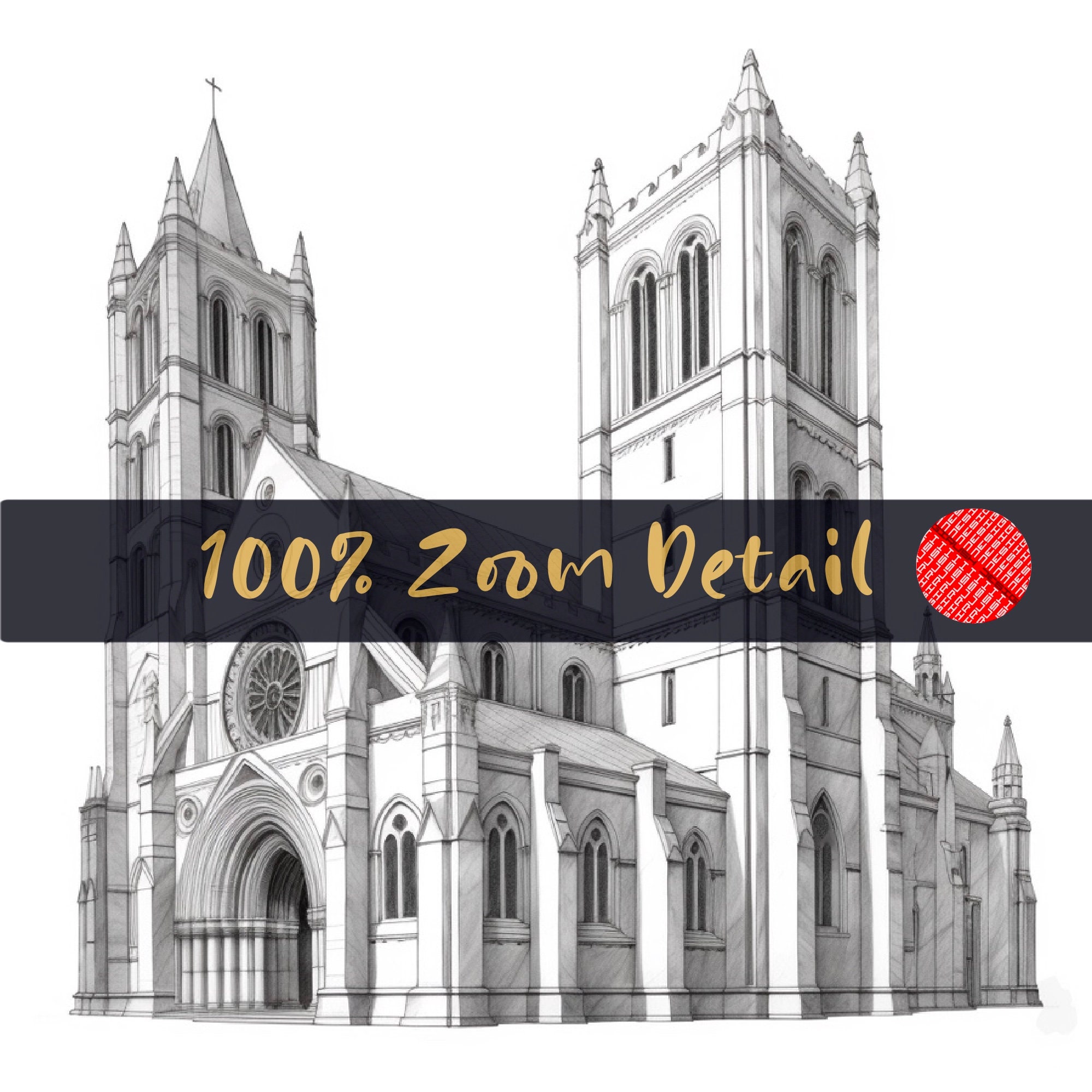 Procreate Church Architecture Stamps Gothic Buildings Brushes Baroque ...