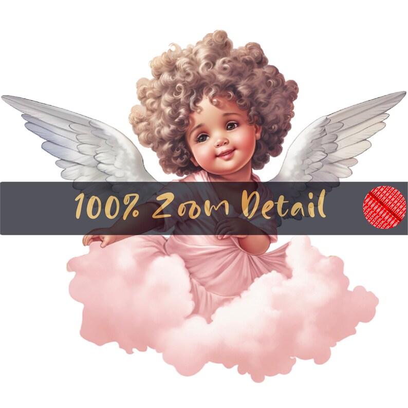 Cherub Clipart Graphics Angel Digital Download Cute Cherub Commercial ...