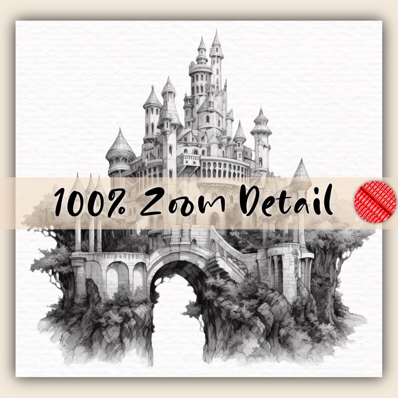 Castles Procreate Stamps Gothic Castle Procreate Brushes Fairytale ...