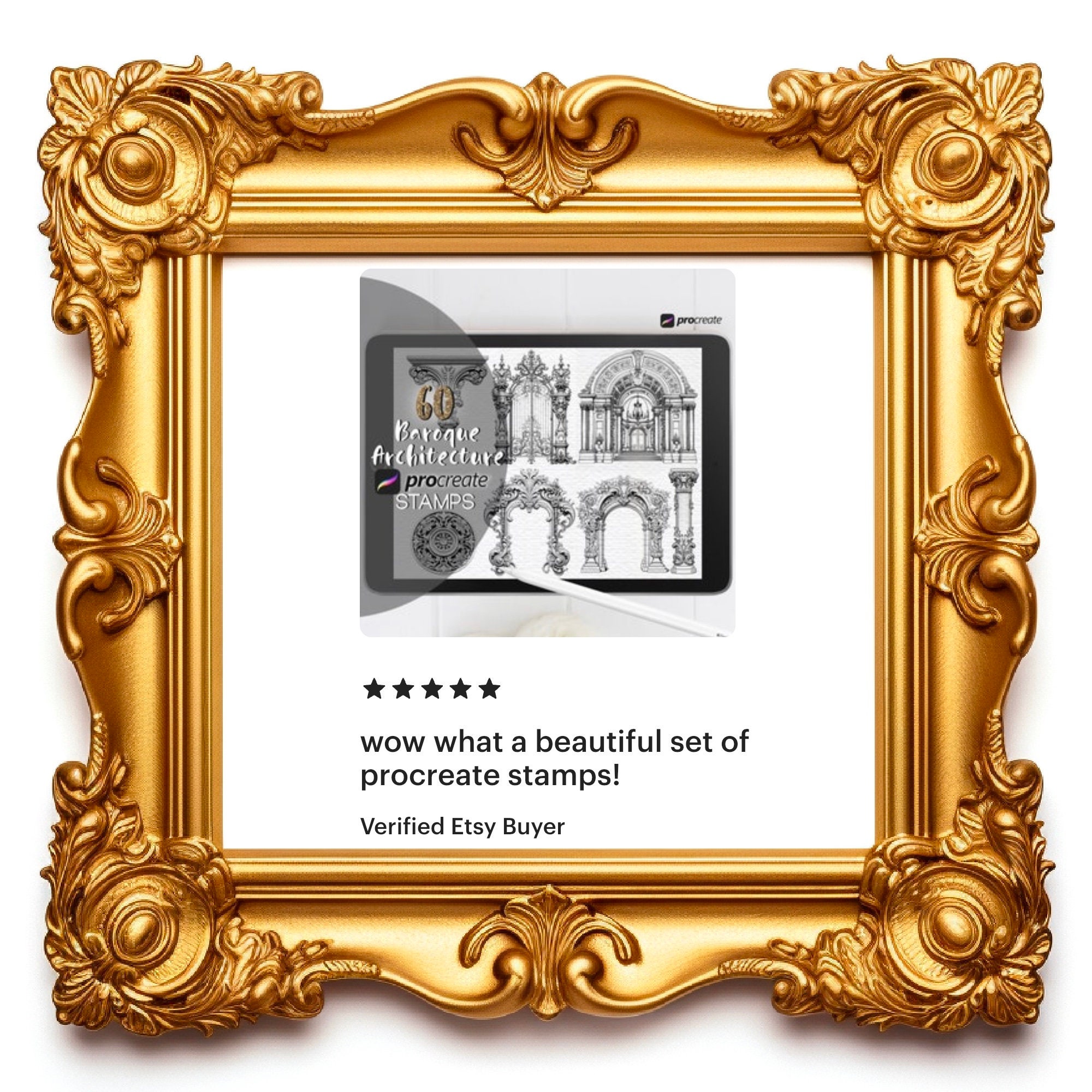 Procreate Baroque Architecture Stamps Renaissance Buildings Brushes ...