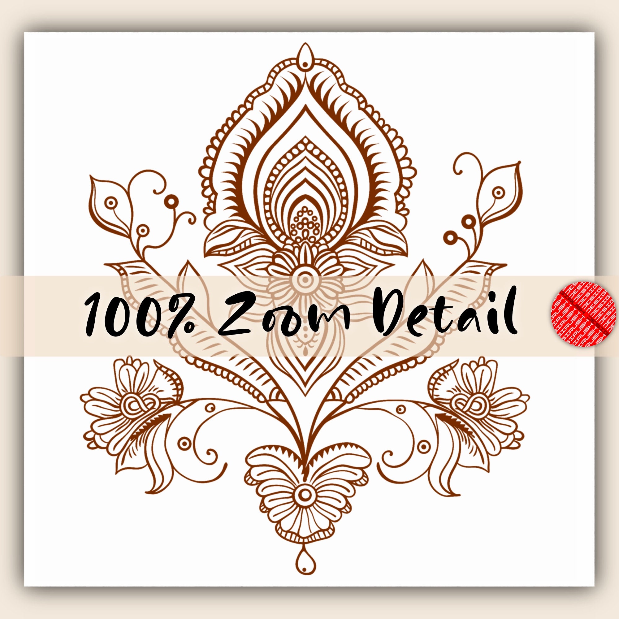 Henna Tattoo Procreate Stamps, Mehndi Tattoo, Indian Tattoos, Ethnic ...