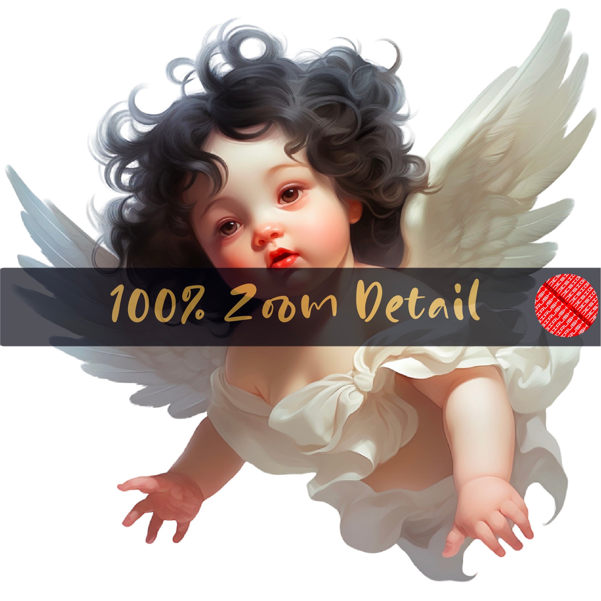 Cherub Clipart Graphics Angel Digital Download Cute Cherub Commercial ...