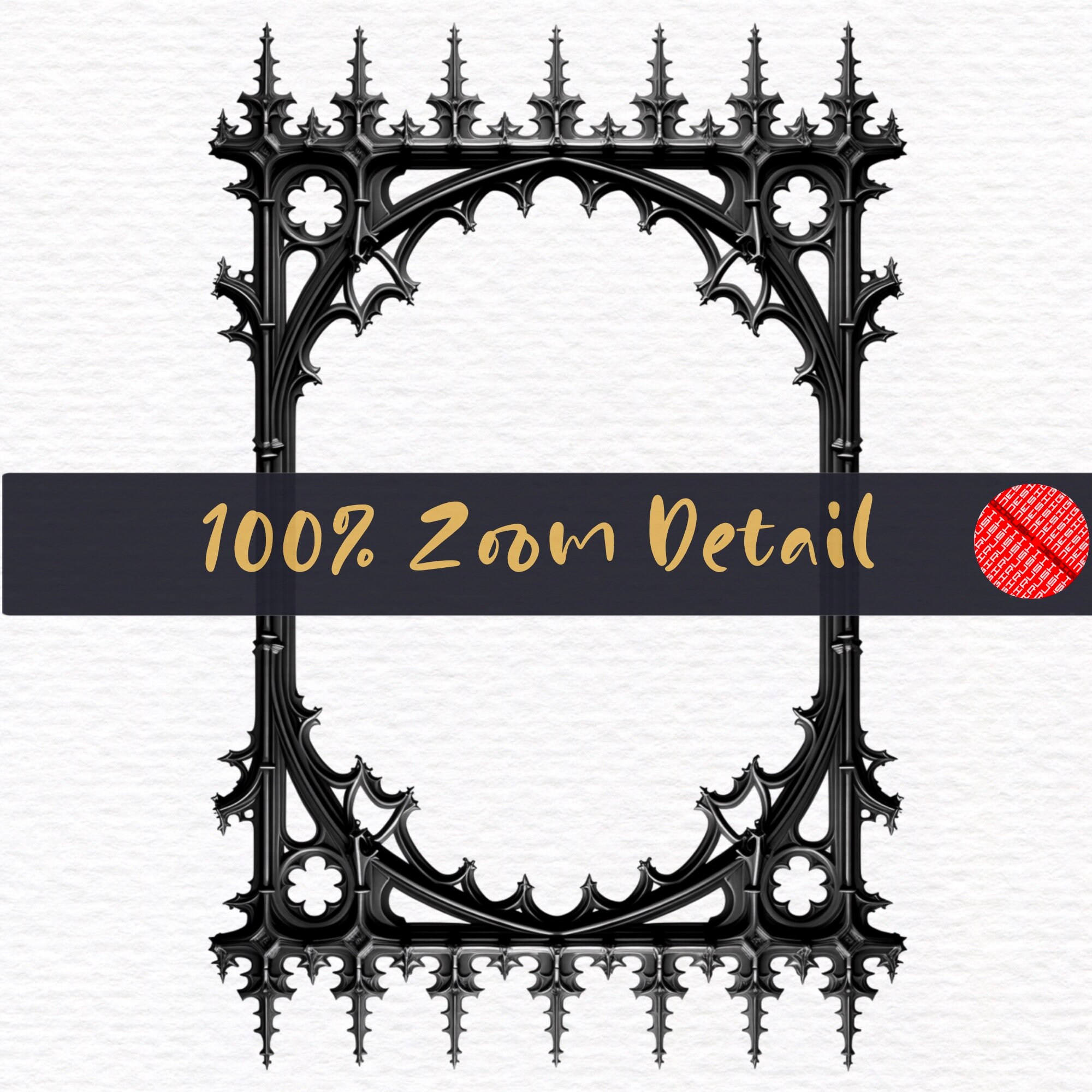 Procreate Gothic Border Frame Stamps Gothic Brushes for Procreate ...