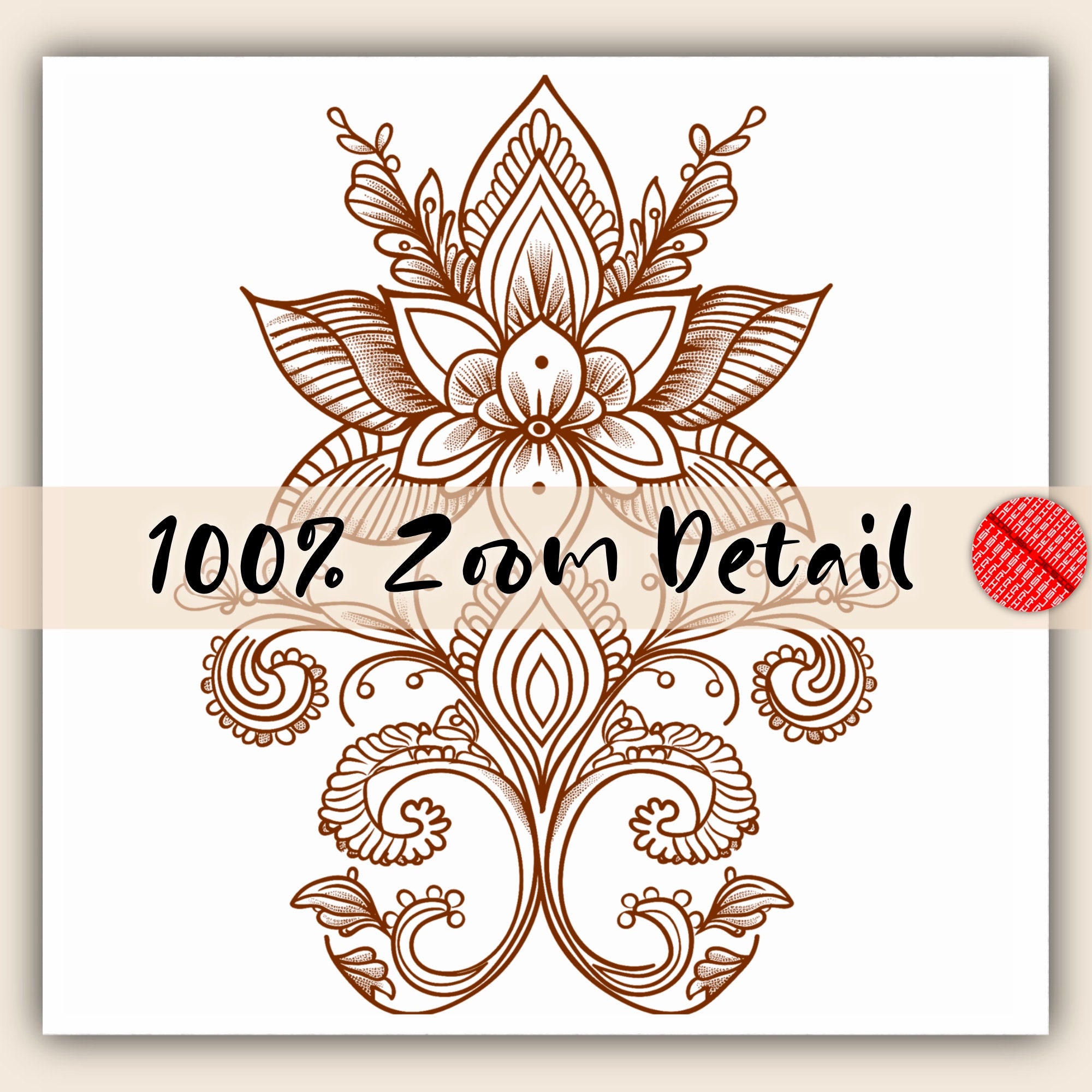 Henna Tattoo Procreate Stamps, Mehndi Tattoo, Indian Tattoos, Ethnic ...