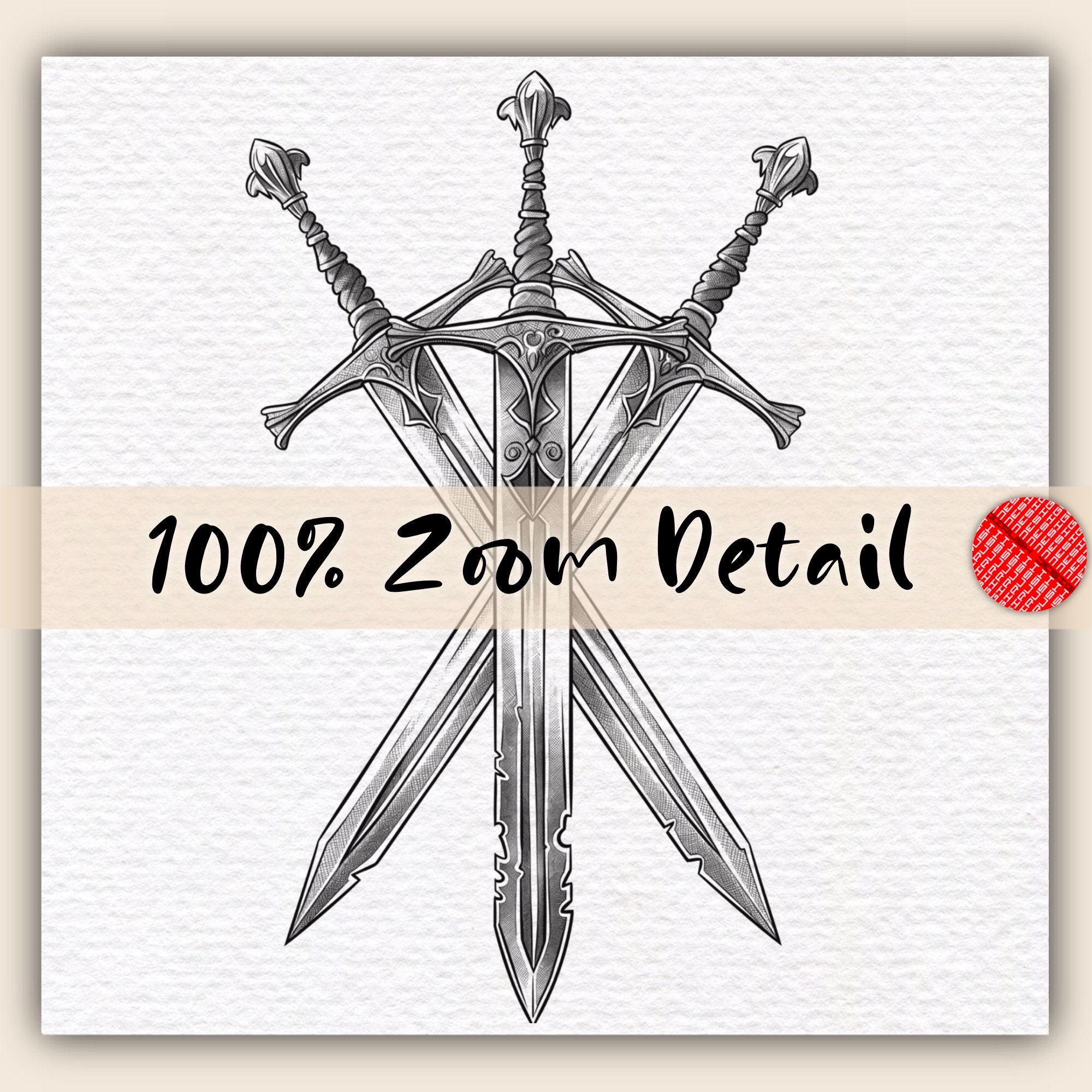 Procreate Swords Stamps, Swords & Daggers Brushes, Fantasy, Medieval ...