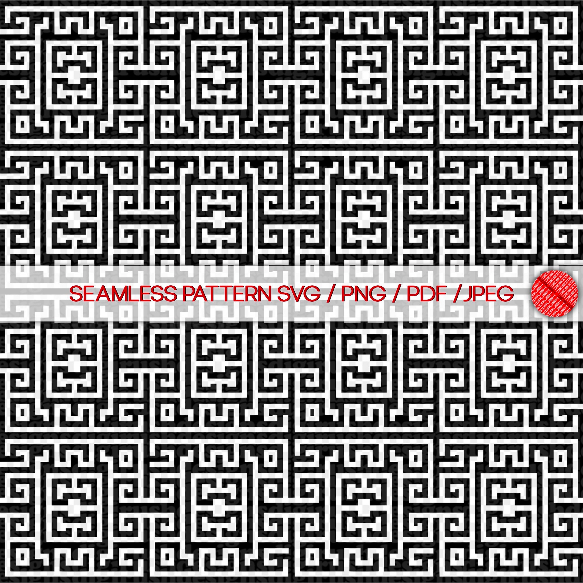 Greek Pattern SVG Greek Key Seamless Meander Pattern Geometric ...