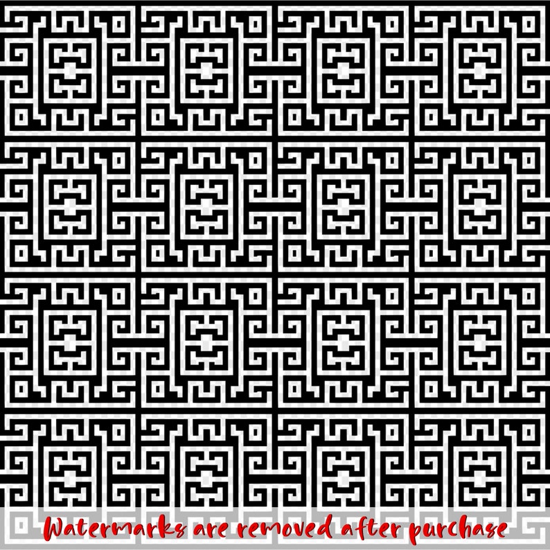 Greek Pattern SVG Greek Key Seamless Meander Pattern Geometric ...