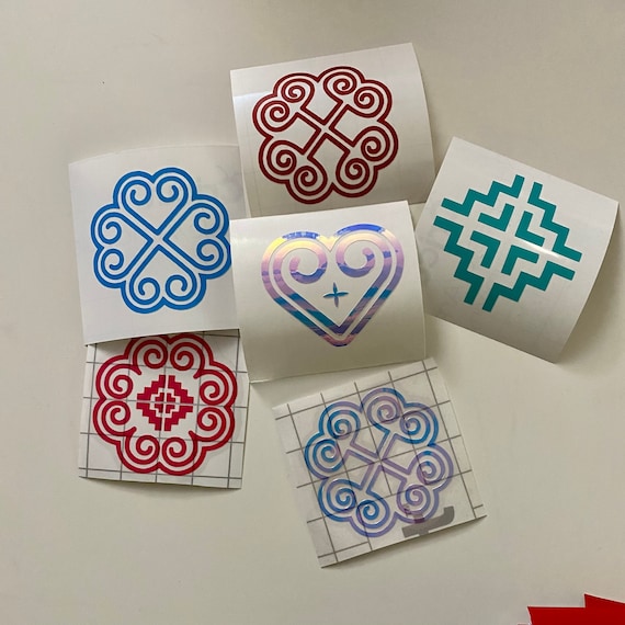 Assorted Hmong Motif Decals Hmong Symbols Hmong Decals | Etsy