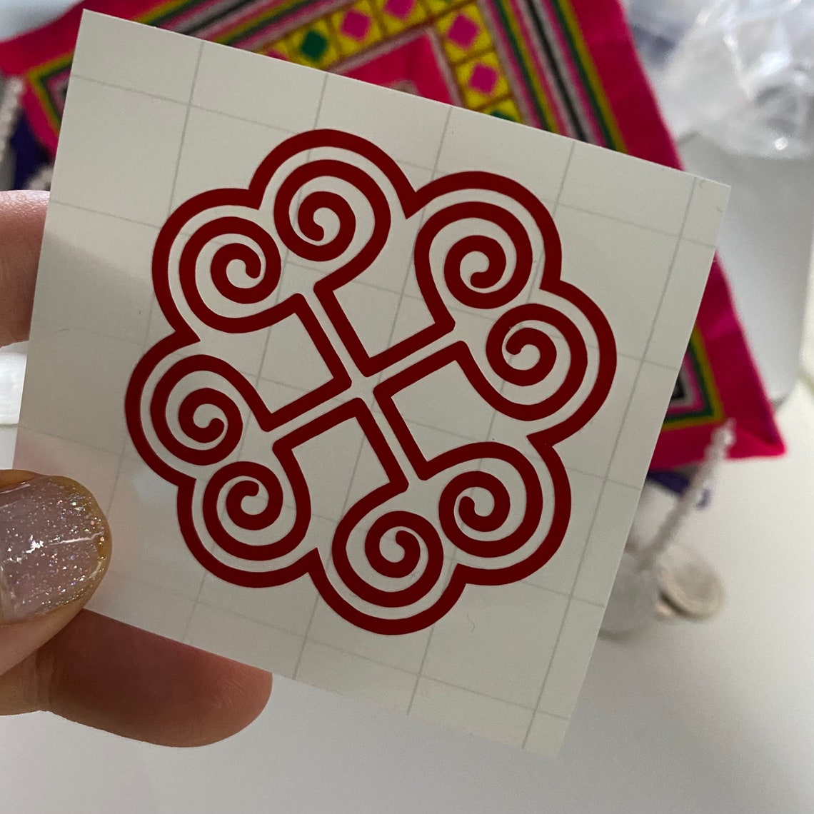 Assorted Hmong Motif Decals Hmong Symbols Hmong Decals | Etsy