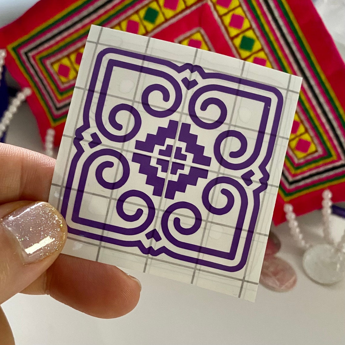 Assorted Hmong Motif Decals Hmong Symbols Hmong Decals | Etsy