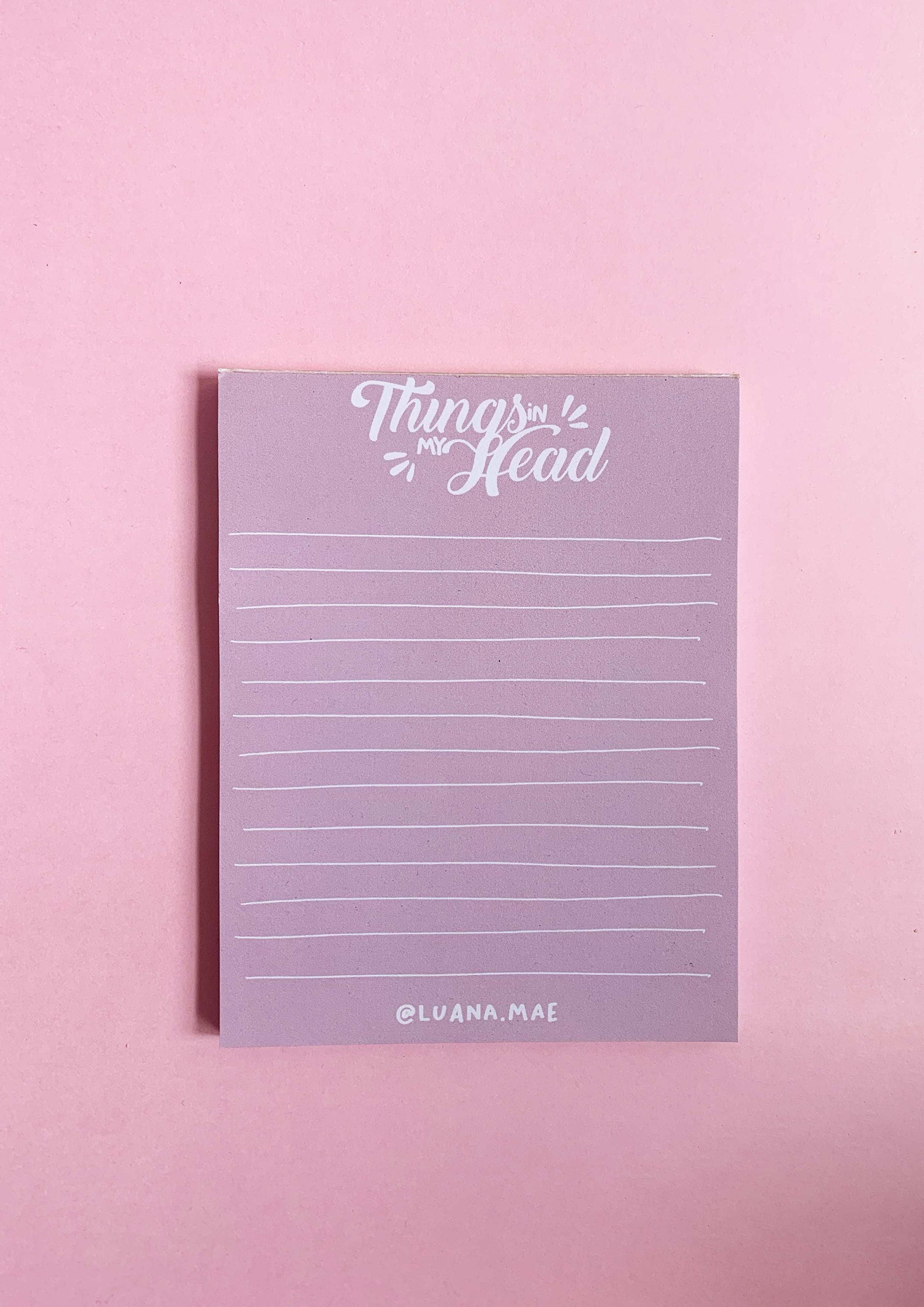 Things in My Head Notepads - Etsy Australia