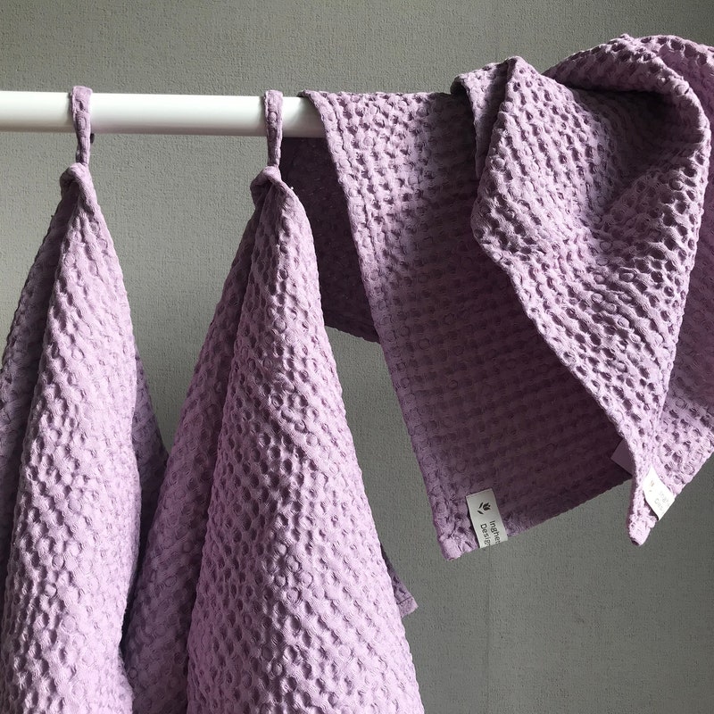 Purple Tea Towel - Etsy