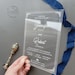 Personalized Clear Acrylic Wedding Invitation With Envelope - Etsy