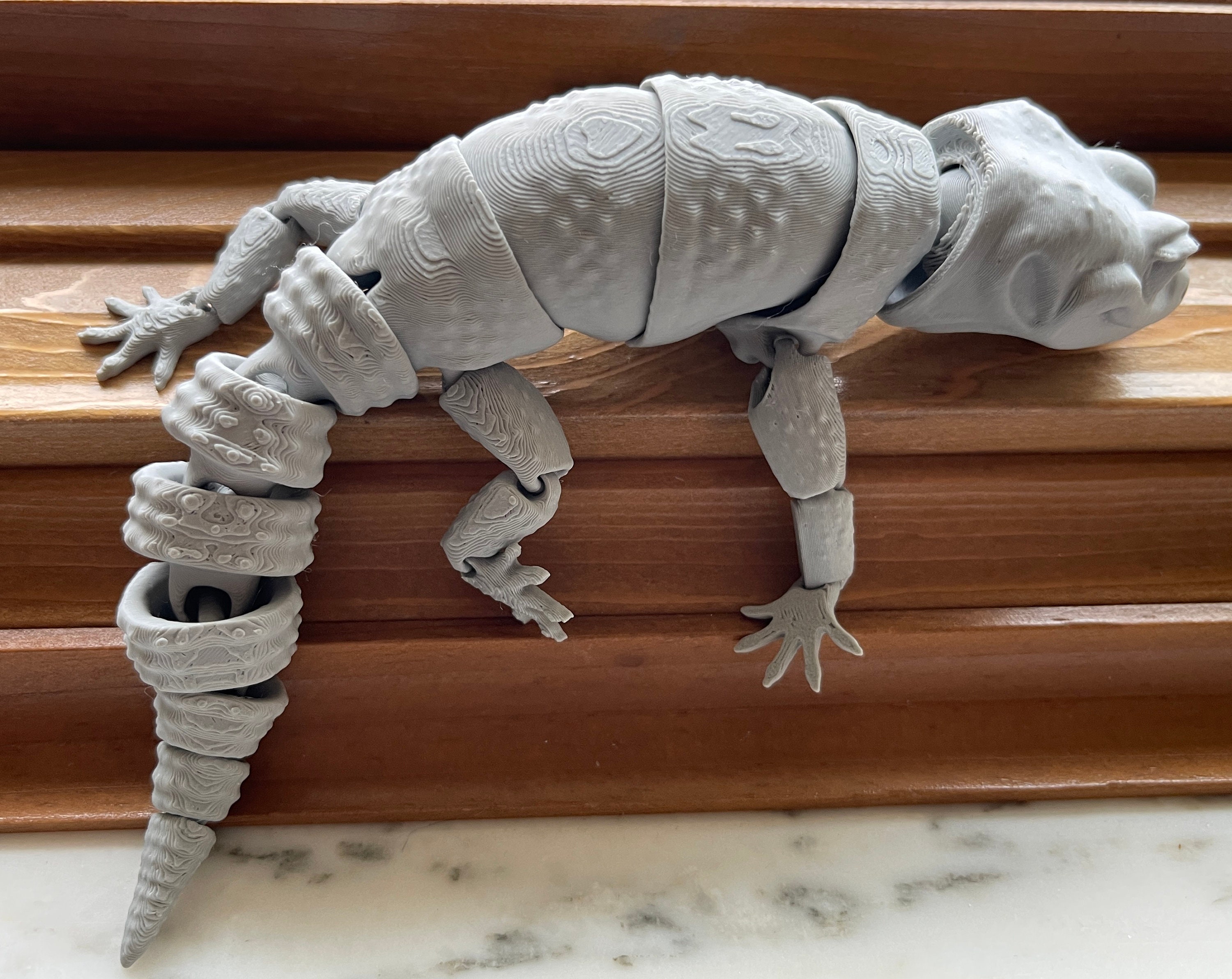Flexible Articulating Unique 3D Printed Leopard Gecko Multi - Etsy